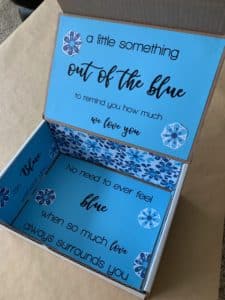 Care Package: Out of the Blue - My Inspiration Corner